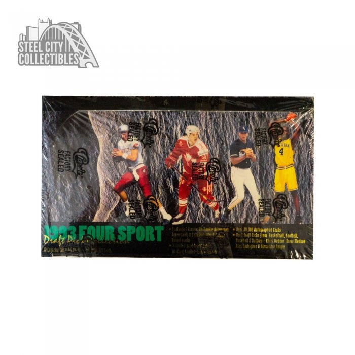 1993 Classic Four Sport Draft Pick Collection Hobby Box | Steel City ...