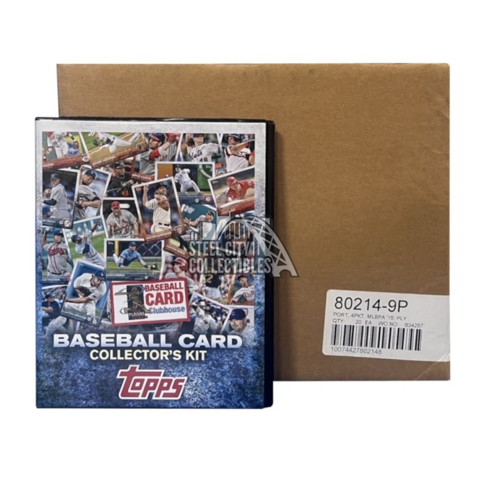 2015 Topps Baseball Card Collector's Kit 20-Count Case | Steel City ...