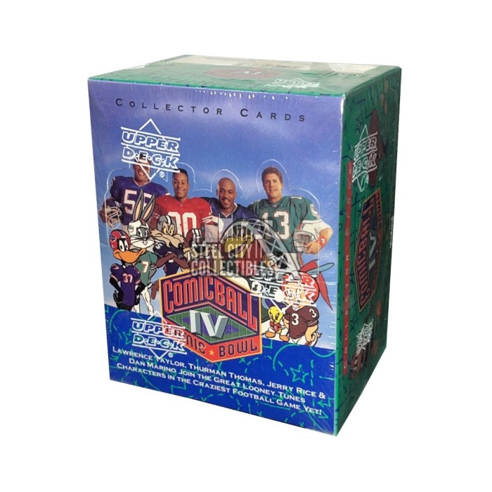 1992 Upper Deck Looney Tunes Comic Ball Comic Bowl IV Box | Steel City ...