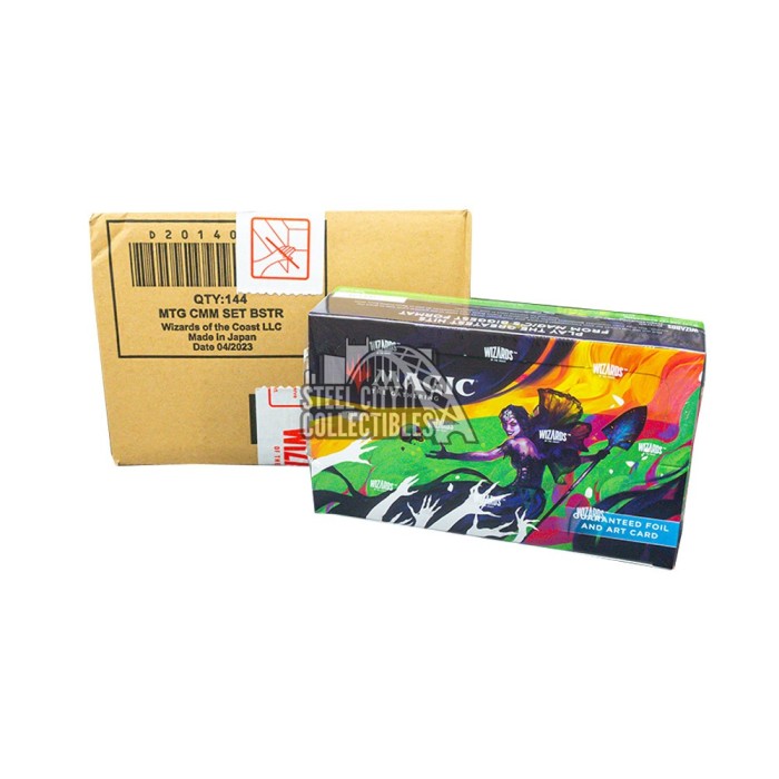 Magic the Gathering Commander Masters Set Booster 6-Box Case | Steel ...