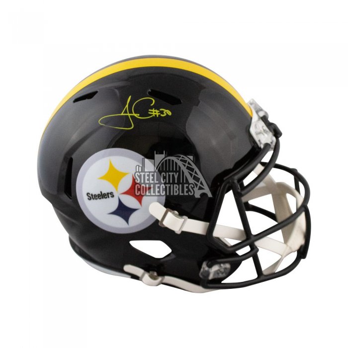 James Conner Autographed Pittsburgh Steelers Speed Full-Size Football ...