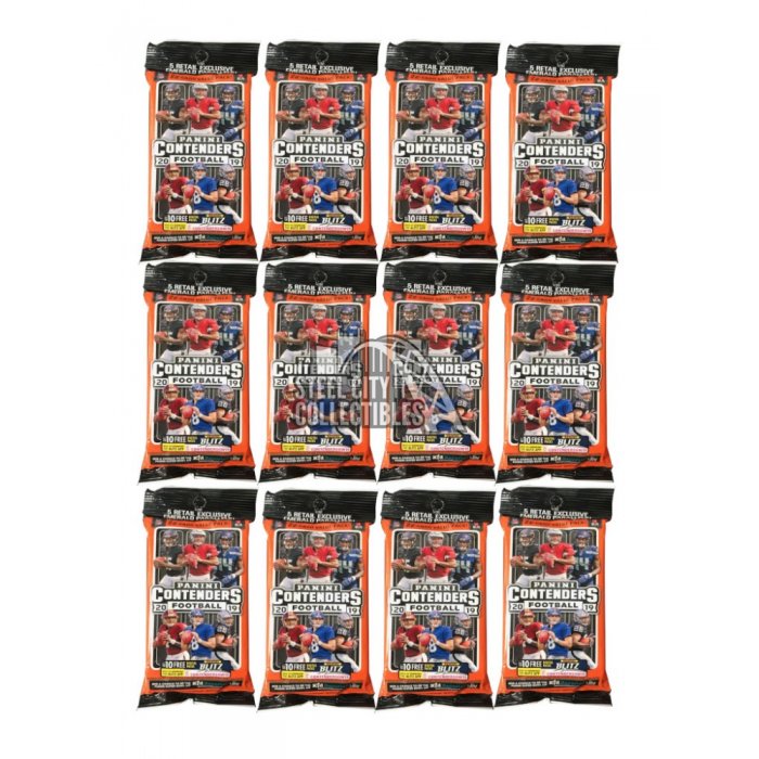 2019 Panini Contenders Football Fat Pack 12-Pack Lot | Steel City ...