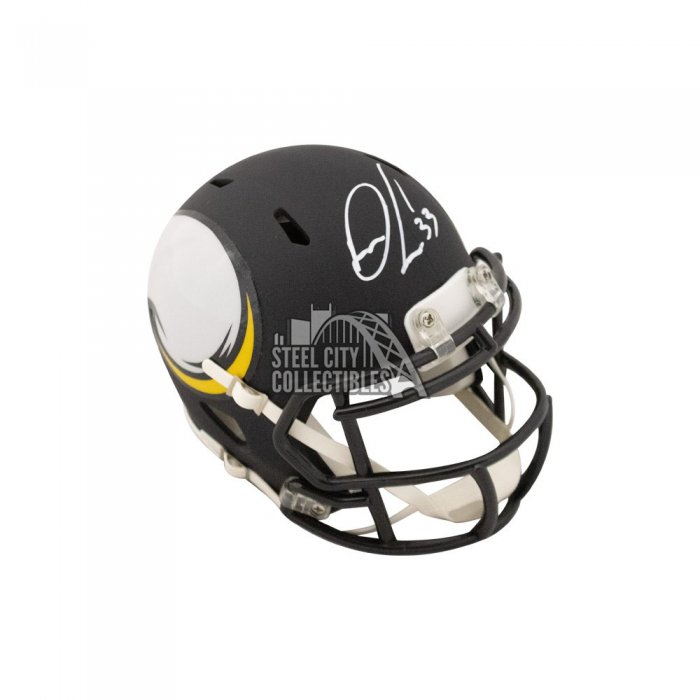 Dalvin Cook Autographed Minnesota Vikings AMP Mini Football Helmet ...