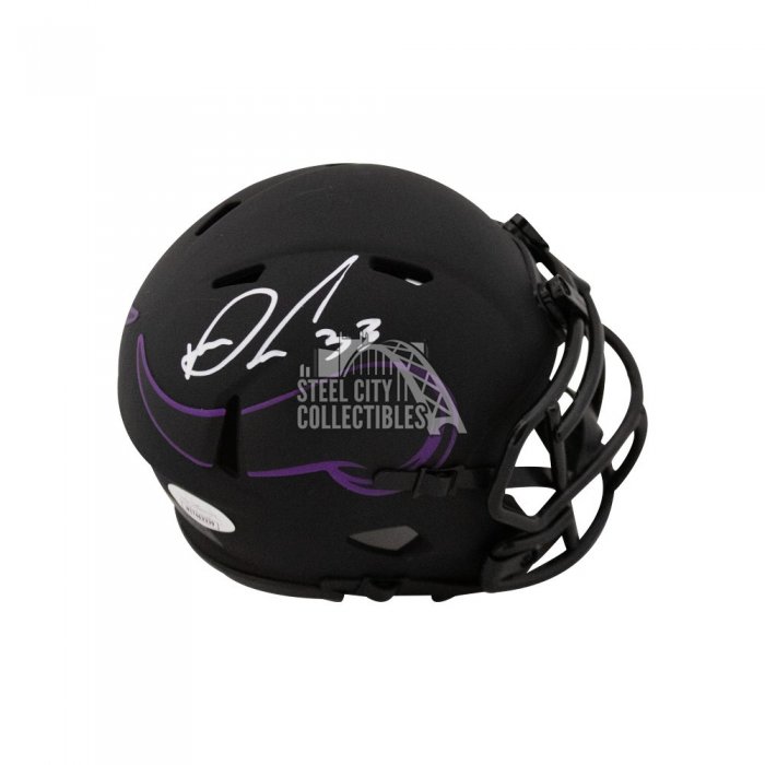 Dalvin Cook Autographed Minnesota Vikings Eclipse Mini Football Helmet ...