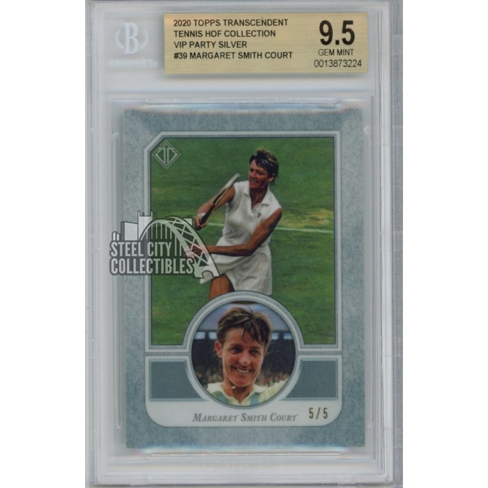 Margaret Smith Court 2020 Topps Transcendent VIP Silver Card #39 5/5 ...