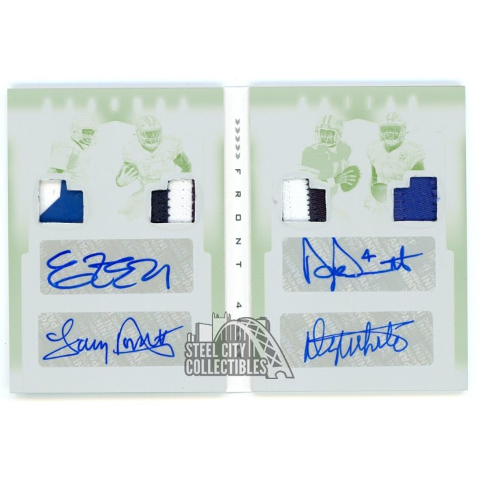Dak Prescott/Danny White/Ezekiel Elliott/Tony Dorsett 2018 Panini ...