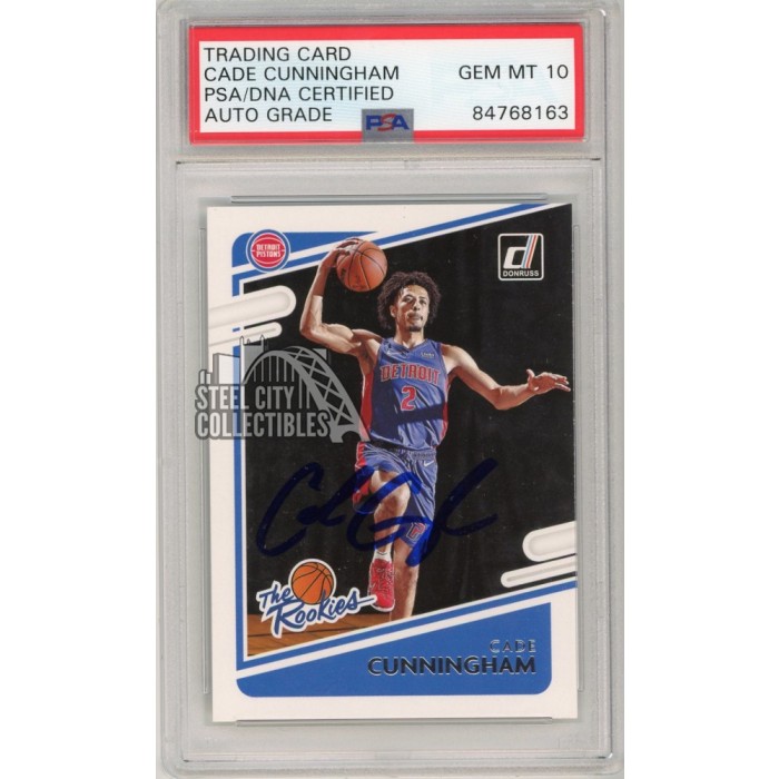 Cade Cunningham 2021-22 Panini Donruss The Rookies Autograph Rookie ...