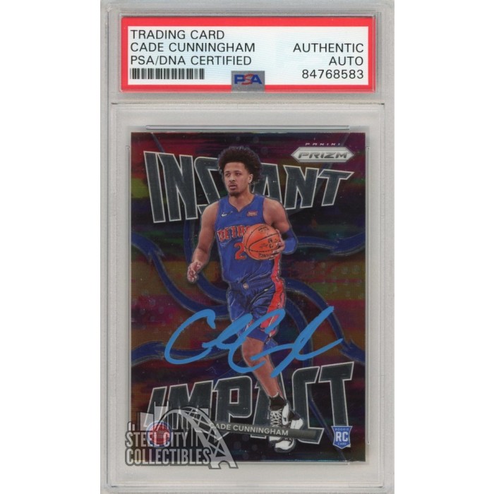 Cade Cunningham 2021-22 Panini Prizm Instant Impact Autograph Rookie ...