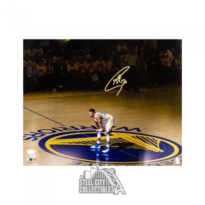 Stephen Curry Autographed Golden State Warriors 16x20 Photo - JSA COA ...