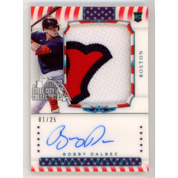 Bobby Dalbec 2021 Panini National Treasures Stars & Stripes Autograph ...