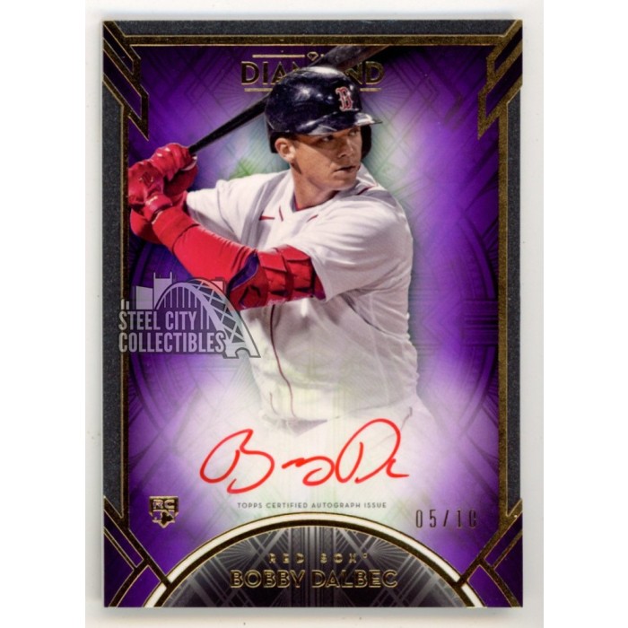 Bobby Dalbec 2021 Topps Diamond Icons Purple Autograph Rookie Card 05/ ...