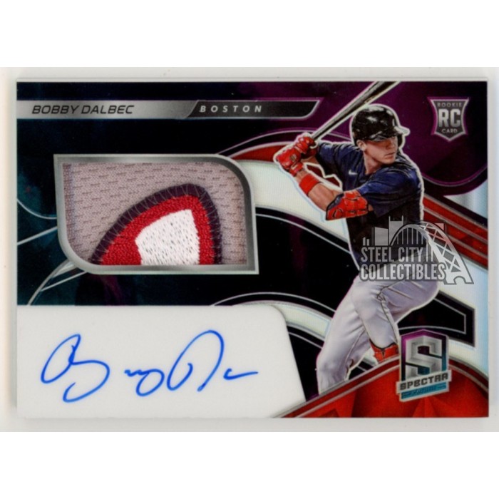 Bobby Dalbec 2021 Panini Spectra Autograph Rookie Patch Card 1/1 ...