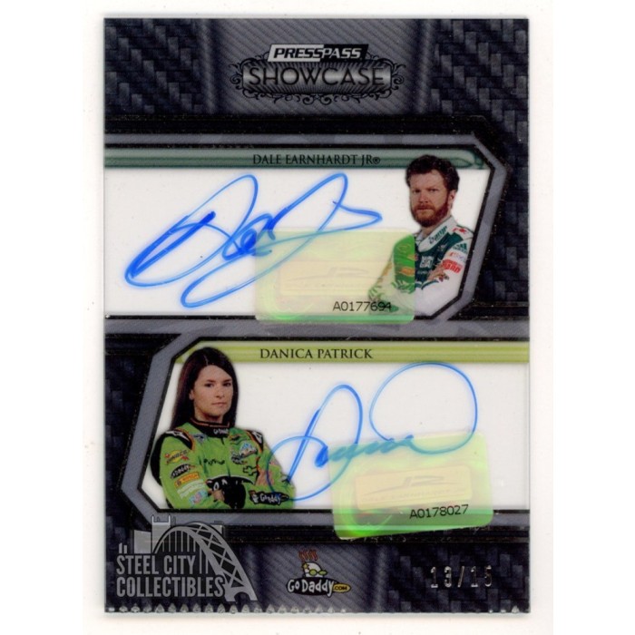 Dale Earnhardt Jr/Danica Patrick 2010 Press Pass Showcase Autograph ...
