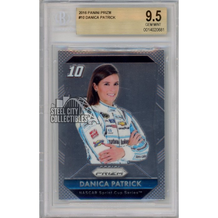 Danica Patrick 2016 Panini Prizm Racing Card #10 BGS 9.5 Gem Mint ...