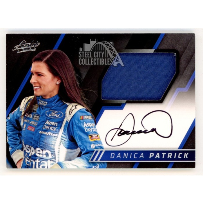 Danica Patrick 2017 Panini Absolute Autograph Relic Card #AMS-DP ...