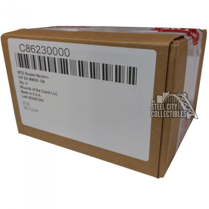 Magic the Gathering Double Masters VIP Edition 4-Pack Inner Case ...