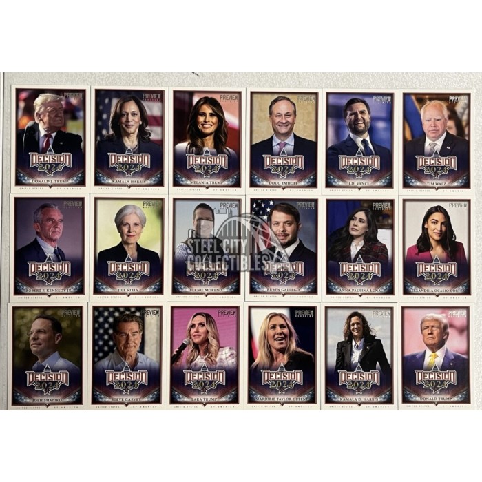 2024 Decision Preview 18-Card Set | Steel City Collectibles