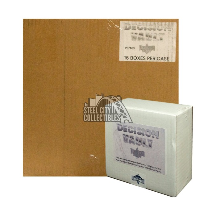 2022 Decision Vault 16-Box Case | Steel City Collectibles