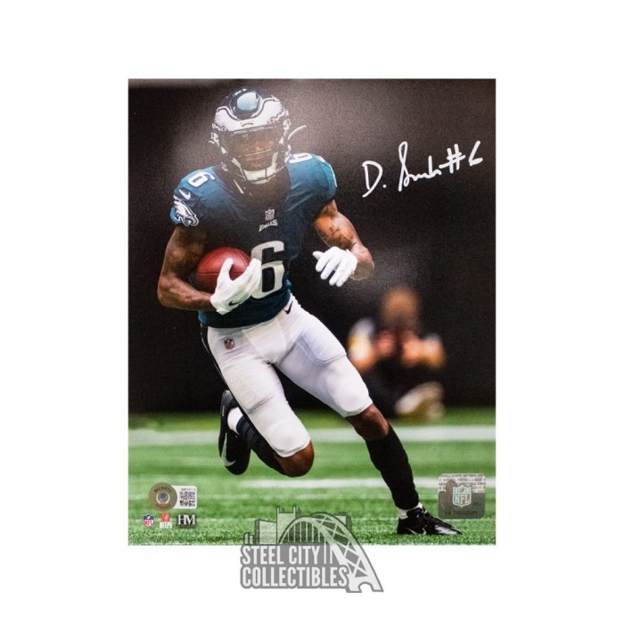 Devonta Smith Autographed Philadelphia Eagles 8x10 Photo - BAS | Steel ...