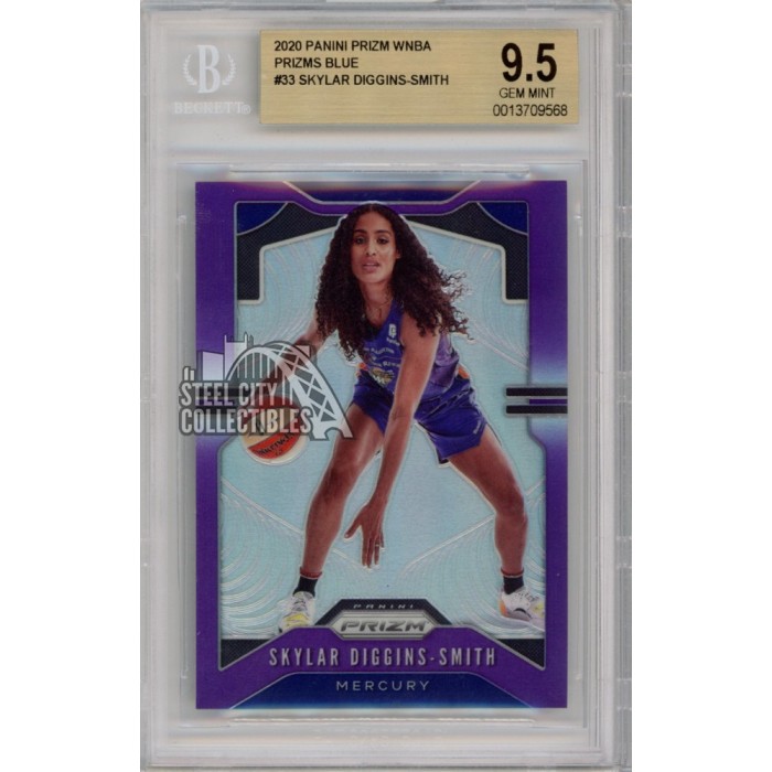 Skylar Diggins-Smith 2020 Panini Prizm Purple Card #33 105/125 BGS 9.5 ...