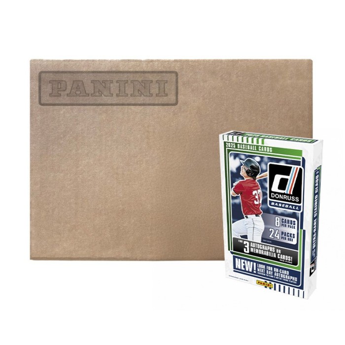 2025 Panini Donruss Baseball Hobby 16-Box Case | Steel City Collectibles