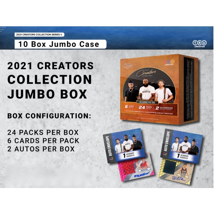 2021 TruCreator Creators Collection Series 1 Jumbo 10-Box Case | Steel ...