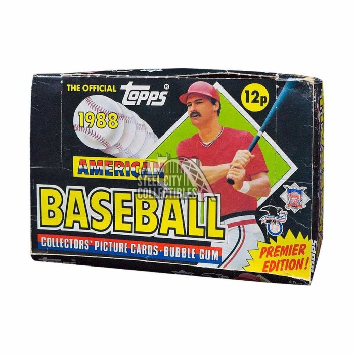 1988 Topps American Baseball 48ct Box | Steel City Collectibles