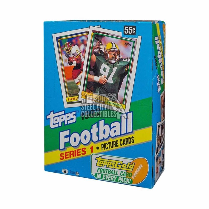 1992 Topps Series 1 Football Box | Steel City Collectibles