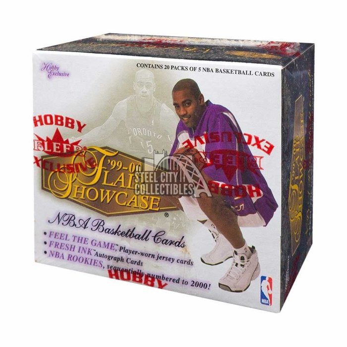 1999-00 Fleer Flair Showcase Basketball Hobby Box | Steel City Collectibles