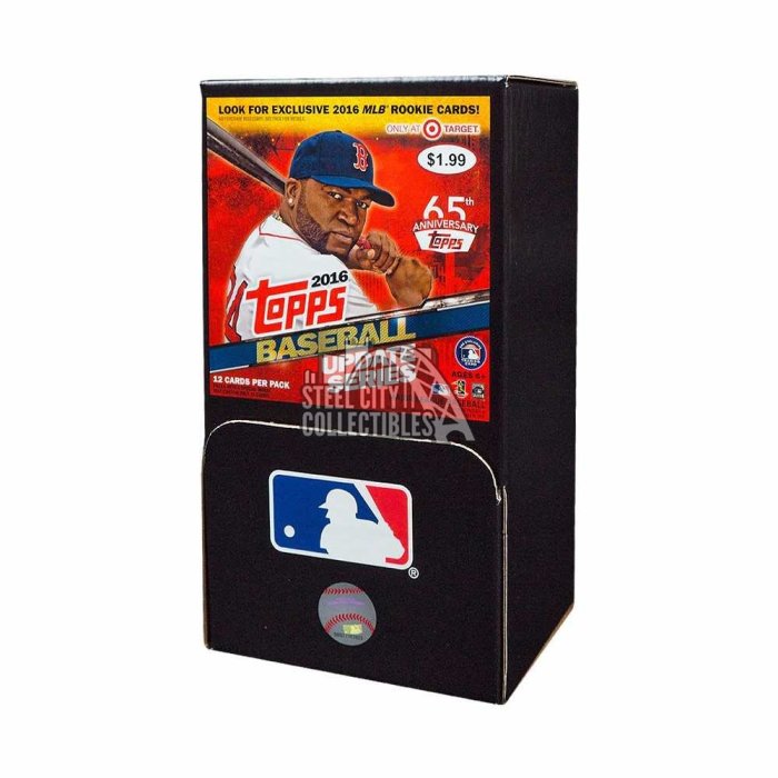 2016 Topps Update Series Baseball 48ct Gravity Feed Box | Steel City ...