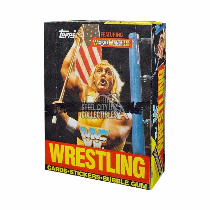 1987 Topps WWF Wrestling Wax Box | Steel City Collectibles