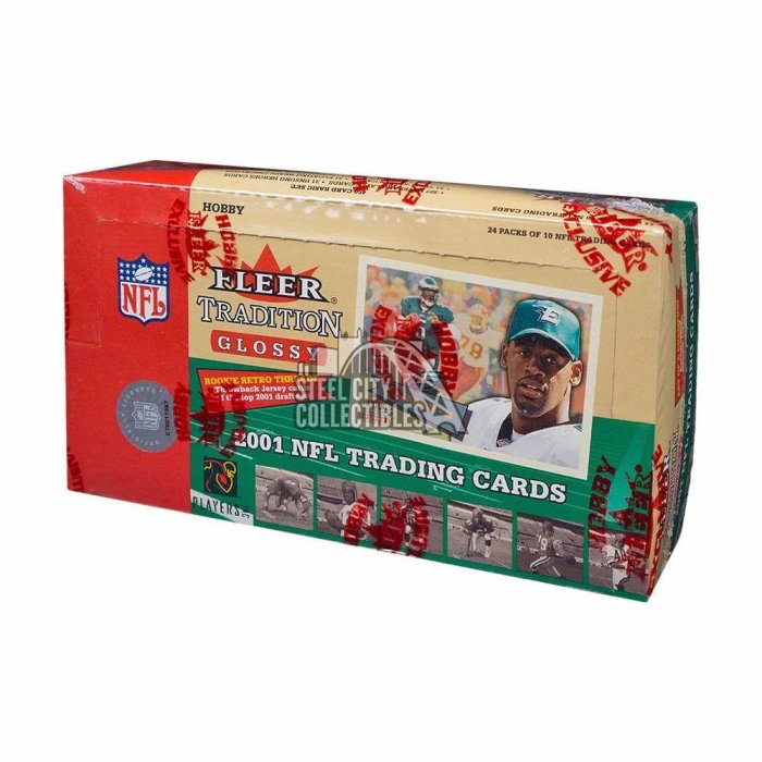2001 Fleer Tradition Glossy Football Hobby Box | Steel City Collectibles