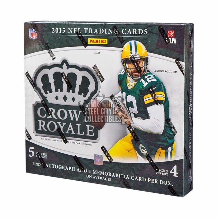 2015 Panini Crown Royale Football 4ct Retail Box | Steel City Collectibles