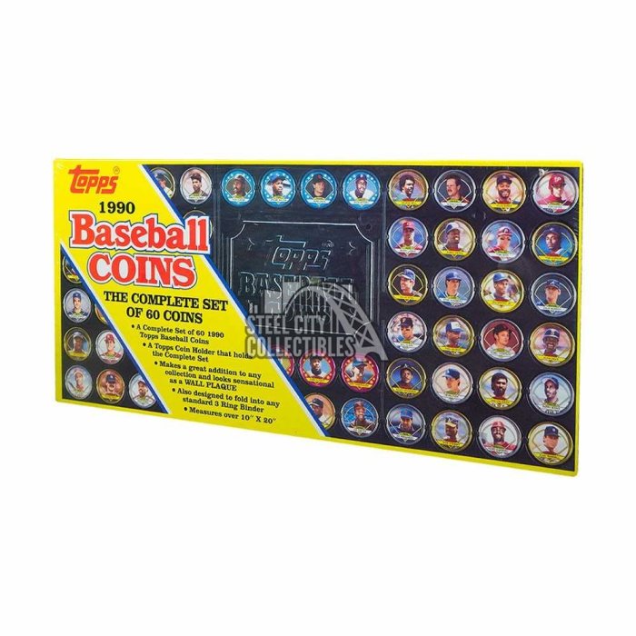1990 Topps Baseball Coins Box Set | Steel City Collectibles