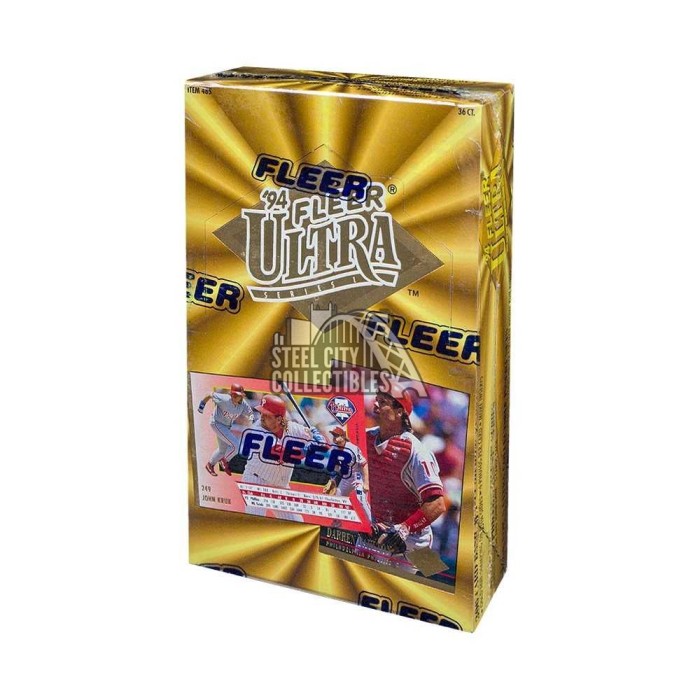 1994 Fleer Ultra Series 1 Baseball Hobby Box | Steel City Collectibles