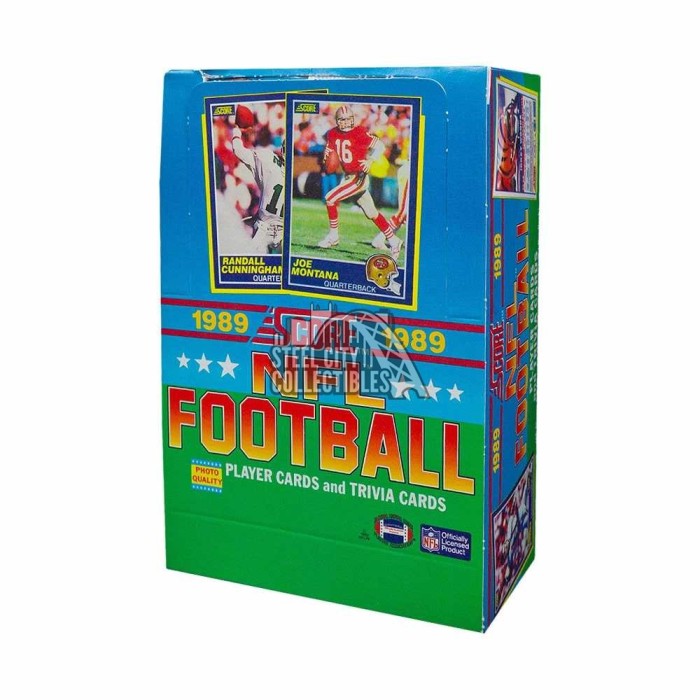 1989 Score Football Box | Steel City Collectibles
