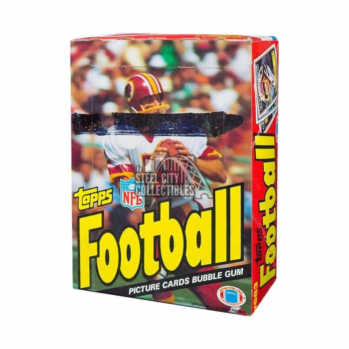 1983 Topps Football Wax Box | Steel City Collectibles