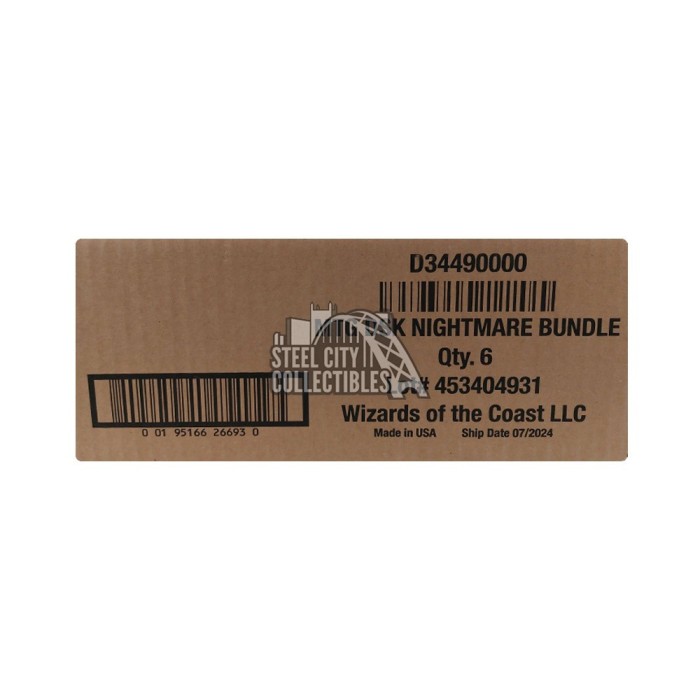 Magic the Gathering Duskmourn House of Horror Nightmare Bundle 6-Box ...