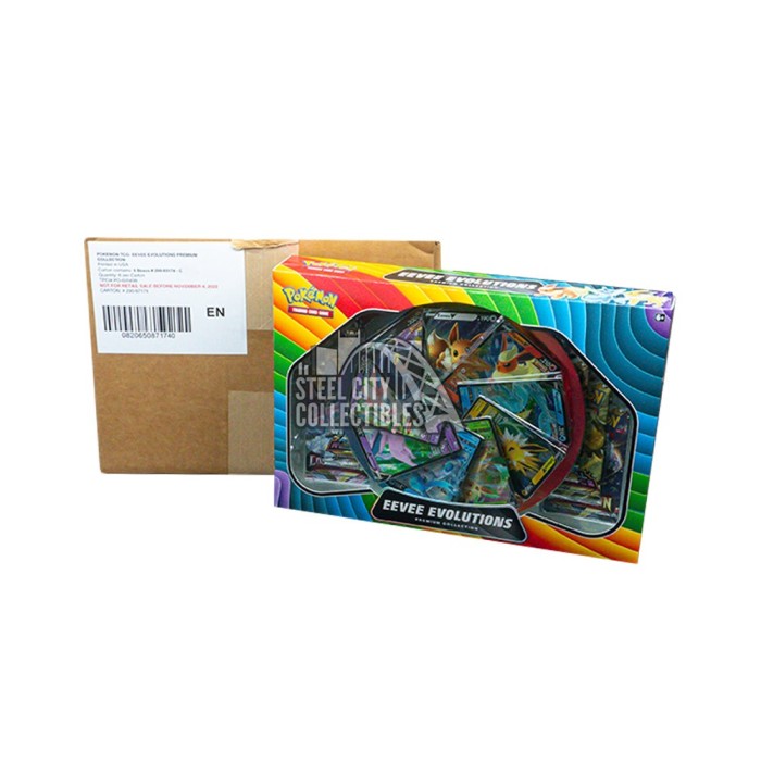 Pokemon Eevee Evolution Premium Collection 6-Box Case | Steel City ...