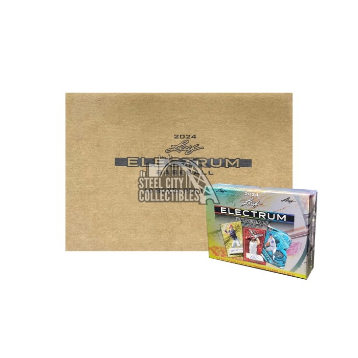 2024 Leaf Electrum Baseball 10-Box Case | Steel City Collectibles