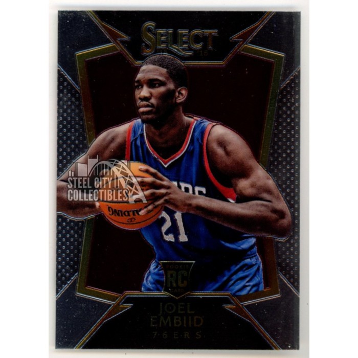 Joel Embiid 2014-15 Panini Select Basketball Rookie Card RC #90 | Steel ...