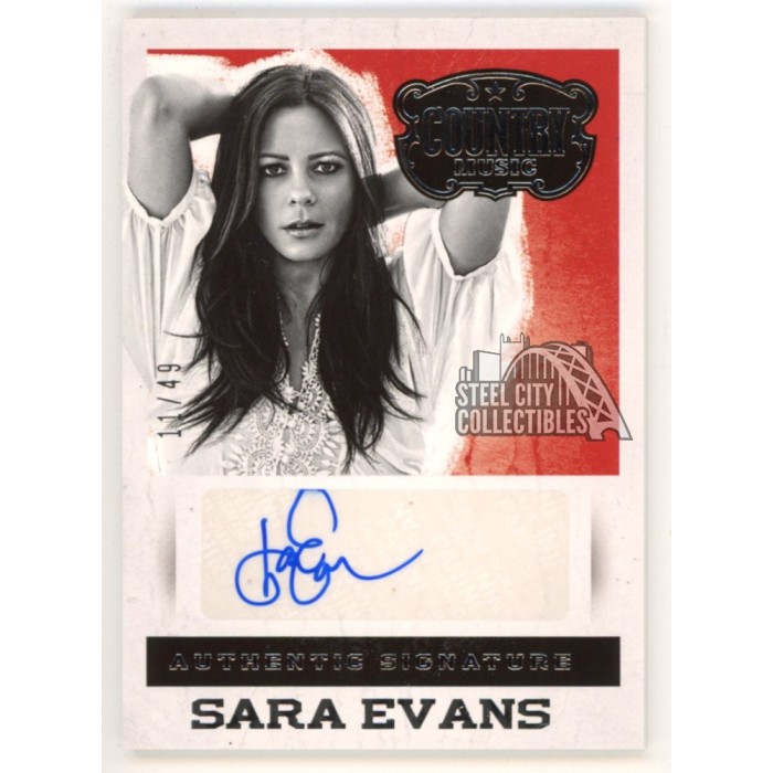 Sara Evans 2014 Panini Country Music Autograph Card #S-SE 11/49 | Steel ...
