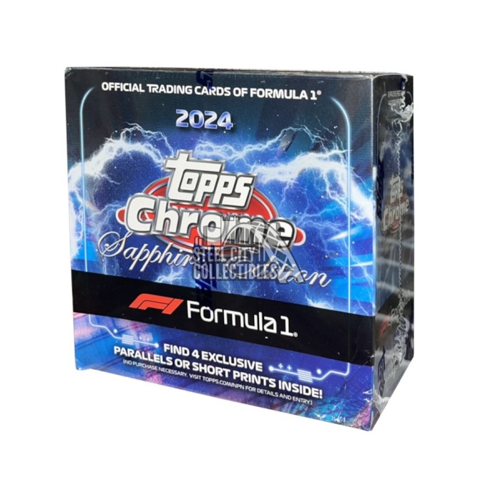 2024 Topps Chrome Formula 1 F1 Racing Sapphire Edition Box | Steel City ...