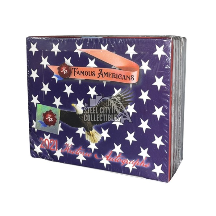 2021 Historic Autographs Famous Americans Hobby Box *PLEASE READ ...