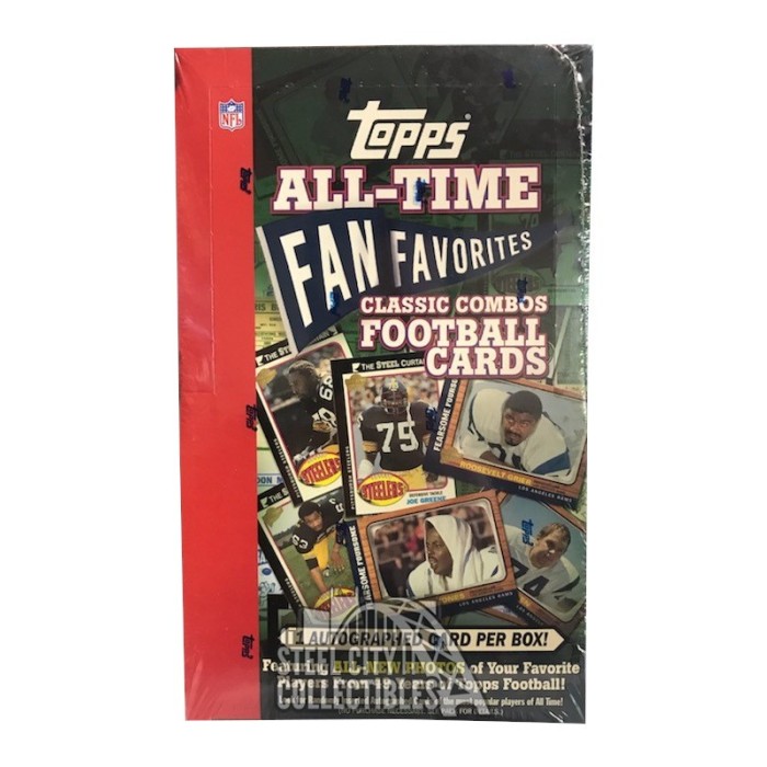 2004 Topps All-Time Fan Favorites Football 24 Pack Retail Box | Steel ...