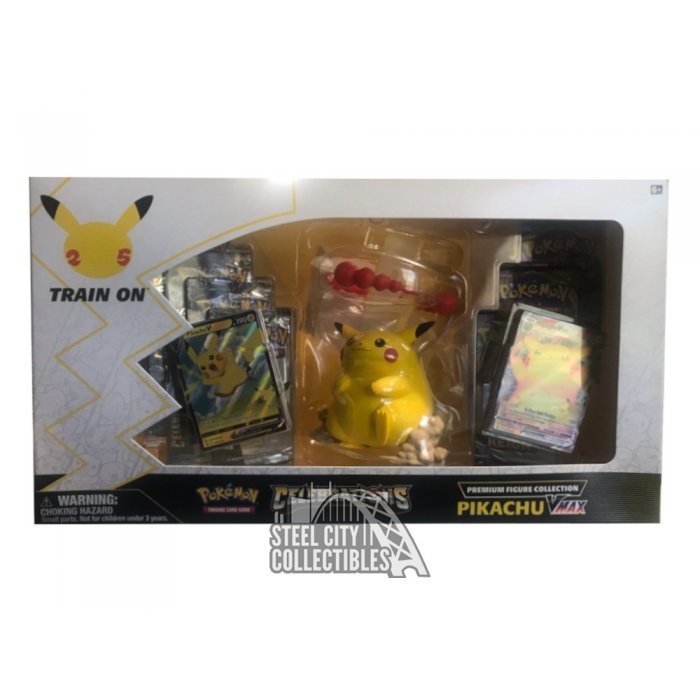 Pokemon Celebrations Premium Figure Collection - Pikachu VMax | Steel ...