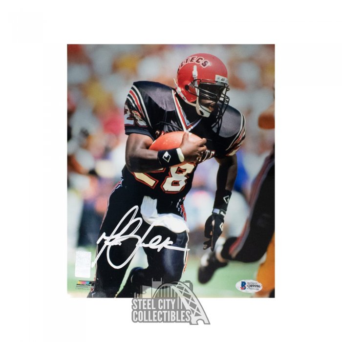 Marshall Faulk Autographed San Diego State 8x10 Photo - BAS COA | Steel ...