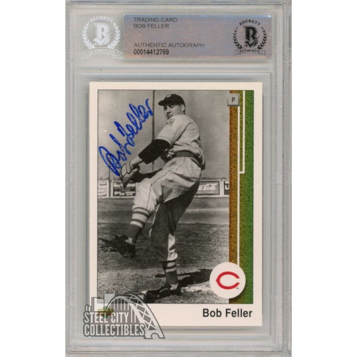 Bob Feller 2007 Upper Deck Baseball Autograph Card #89UD-BF BAS | Steel ...
