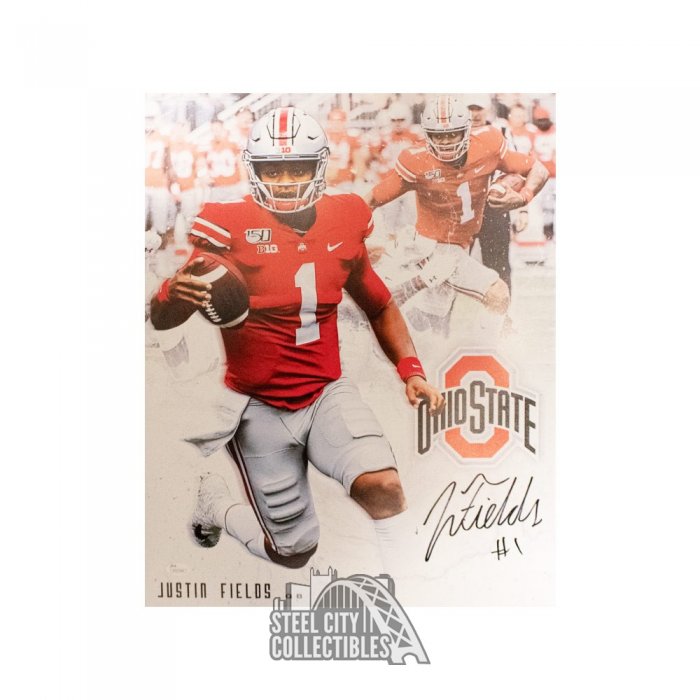 Justin Fields Autographed Ohio State 16x20 Photo - JSA COA | Steel City ...