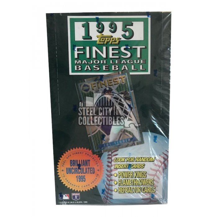 1995 Topps Finest Baseball Hobby Box | Steel City Collectibles